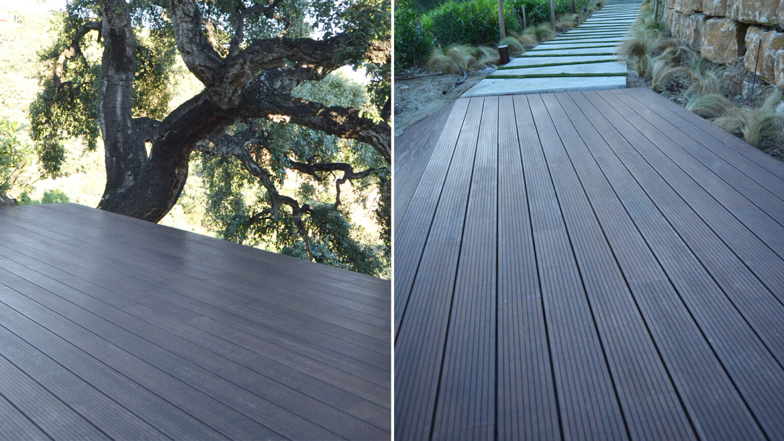 The use of bamboo in landscaping projects: bamboo decking - Boo